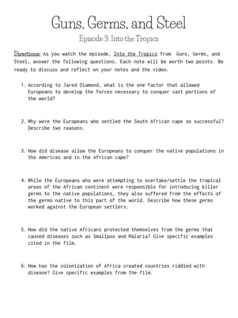Guns Germs And Steel Pdf