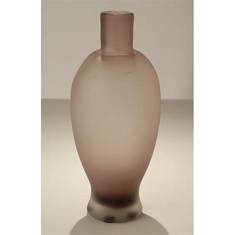 Lot Blenko Handmade Art Glass Vase Lilac Purple Frosted