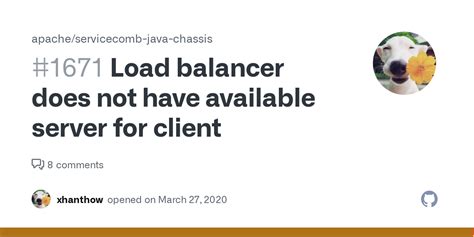 load balancer does not have available server for client · issue 1671