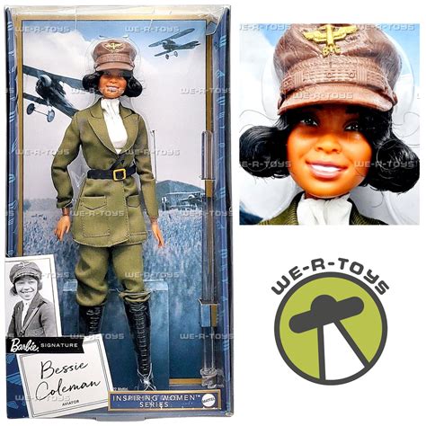 Barbie Inspiring Women Series Bessie Coleman Aviator Doll 2022 Mattel