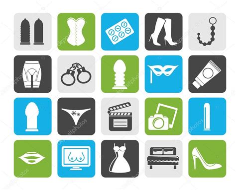 Silueta Sexo Erótica y tentación iconos vector gráfico vectorial stoyanh imagen 122304974
