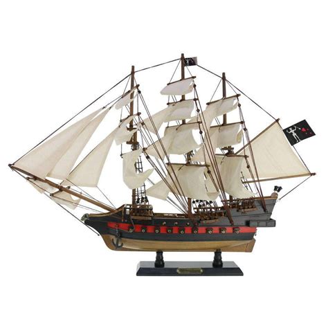 Buy Wooden Blackbeards Queen Annes Revenge White Sails Limited Model