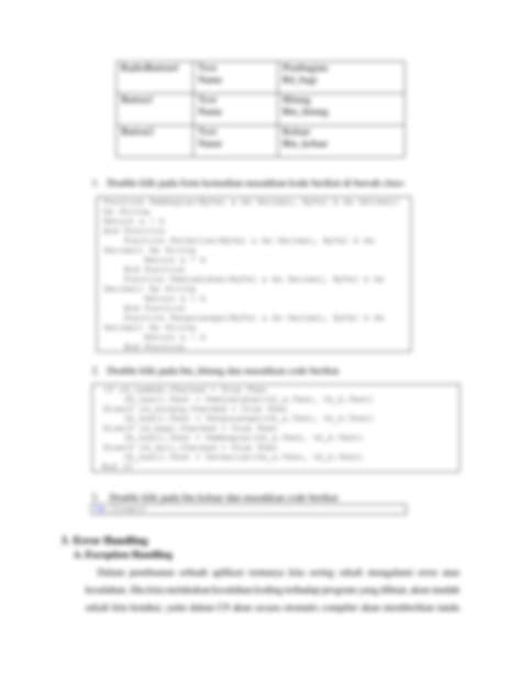 Solution Visual Programming Module Chapter 4 Procedures And Functions