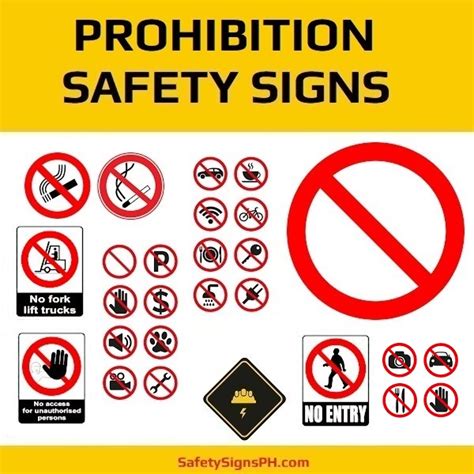 Examples Of Prohibitory Signs At Alexander Collicott Blog
