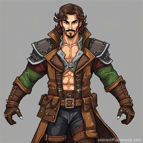 Pixel Art Rogue Stable Diffusion Online