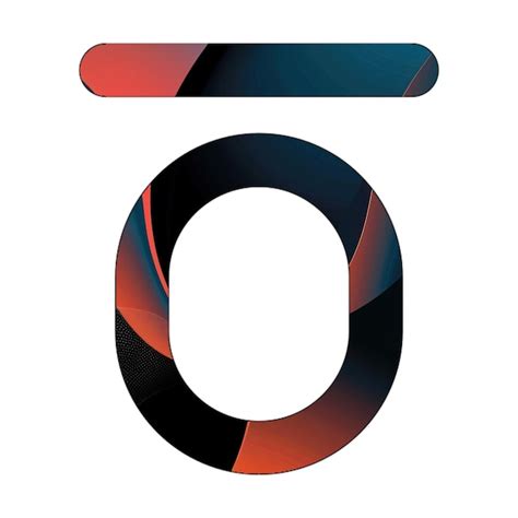 Premium Photo Overline Icon Cyan Orange Waves Texture