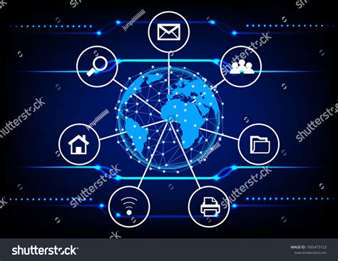 Graphics Diagram Cloud Computing Concept Infrastructure Stock Vector Royalty Free 1995473123