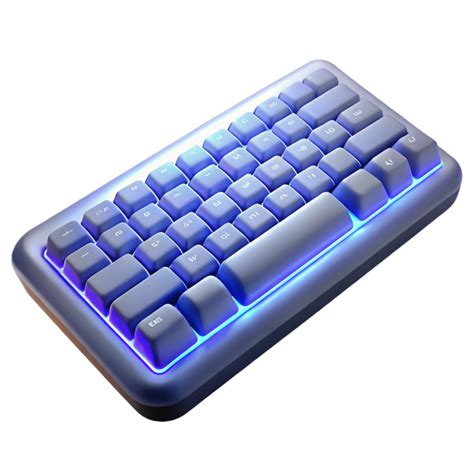 Vibrant Minimalist Wireless Keyboard With Backlit Keys Authentic 59933136 Png