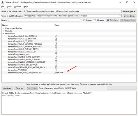 C How To Compile Tensor Flow With Sse And Avx Instructions On
