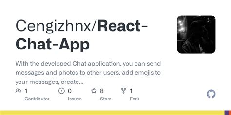 Github Cengizhnxreact Chat App With The Developed Chat Application You Can Send Messages