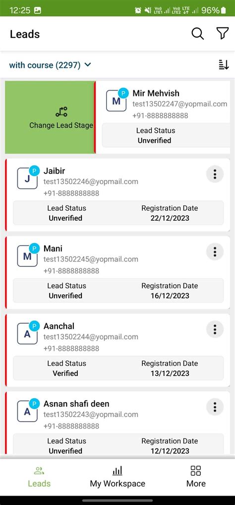 Navigation Settings And Swipe Actions Mobile App Meritto