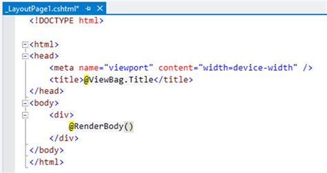Mvc 40 Yazı Dizisi Bölüm 6 Aspnet Mvc Masterpage Kullanımı