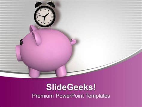 Savings Increases With Time PowerPoint Templates Ppt Backgrounds For Slides 0413