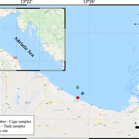 Map Of The Sampling And Field Experiment Areas Generated Through The