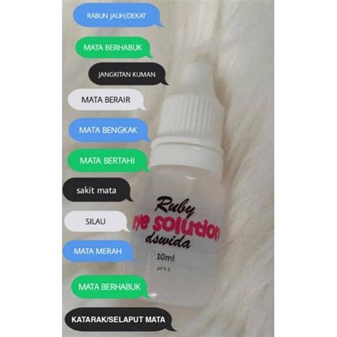 Ubat Mata Dswida Ruby Eye Solution🔥🔥🔥ready Stocks🔥🔥🔥hot Items Shopee
