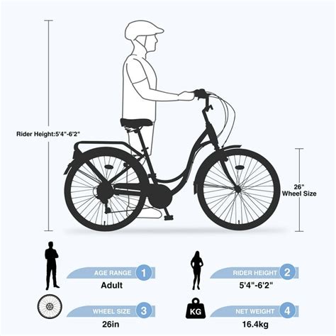 Bike Frame Size Chart Cruiser At Steven Payton Blog