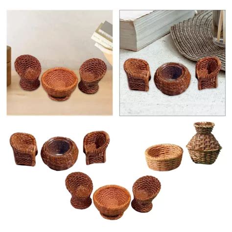 Meubles De Maison De Poup E Micro Paysage Pour D Coration De Salon Eur Picclick Fr