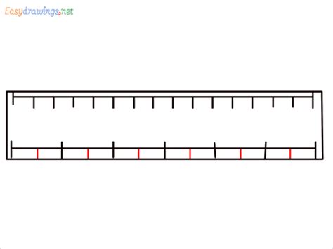 How To Draw A Ruler Step By Step 6 Easy Phase