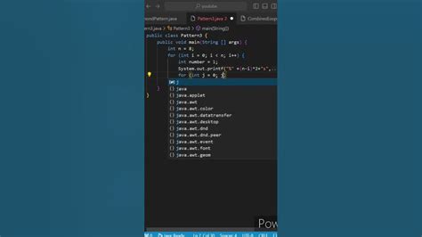 Java Pattern Program Learn To Code Efficiently Shorts