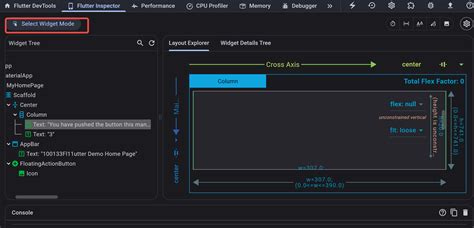 Flutter 使用inspector 调试ui Zhangshengjie 博客园