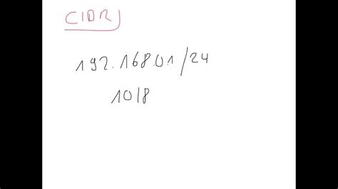 Cidr Classless Inter Domain Routing Youtube