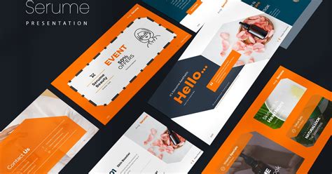 Презентация сыворотки Powerpoint Шаблоны презентаций Включая красота и косметический Envato