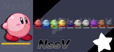 Super Smash Bros Ultimate Kirby Sprites By Namelessvega On Deviantart