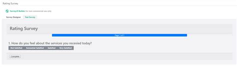 ratings question not working properly · issue 302 · surveyjs survey creator · github