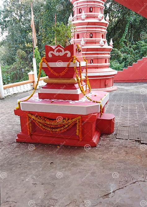 Templo De Hanuman Panaji Goa La India Fotografía Editorial Imagen