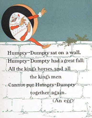 Juvenile Mother Goose Humpty Dumpty Vintageprintable Nursery
