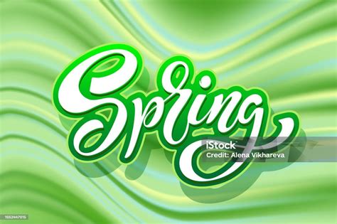 비문 봄 현대 브러시 서예 손으로 그린 디자인 요소 로고와 엠블럼 지문 및 포스터 벡터 그림입니다 4월에 대한 스톡 벡터 아트 및 기타 이미지 Istock