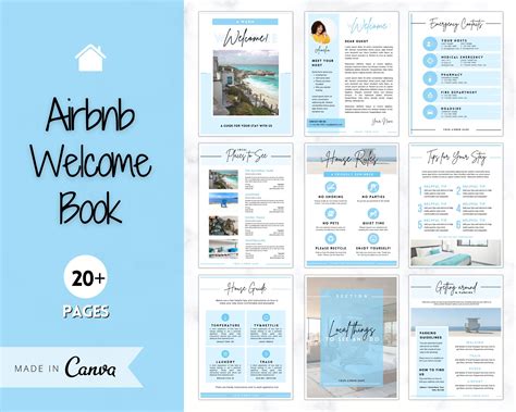 airbnb canva template