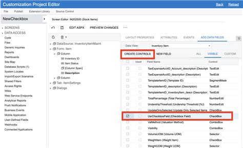 Acumatica Tips How To Add A New Checkbox In Acumatica Germinit Innovation