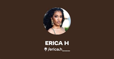 Erica H Instagram Tiktok Linktree