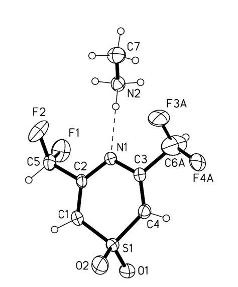 Molecular Structure Of Salt 4b According To X Ray Diffraction Data