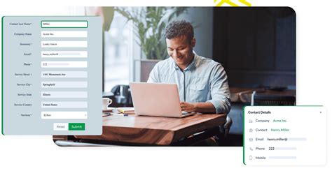 zoho fsm get service requests via webforms