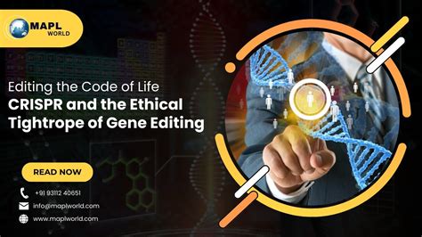 Editing The Code Of Life Crispr And The Ethical Tightrope Of Gene Editing
