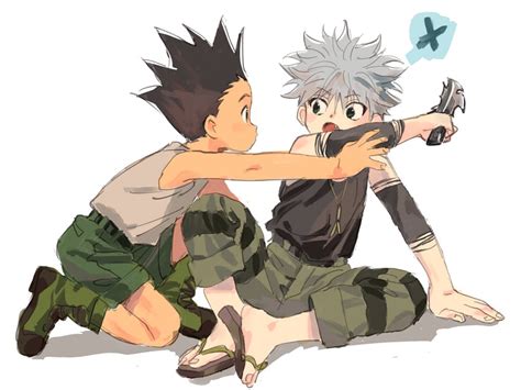 Killua Zoldyck And Gon Freecss Hunter X Hunter Drawn By Mitotomiko