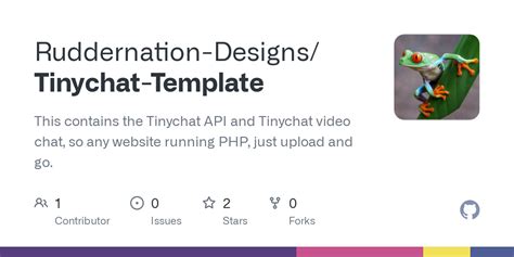 GitHub Ruddernation Designs Tinychat Template This Contains The Tinychat API And Tinychat