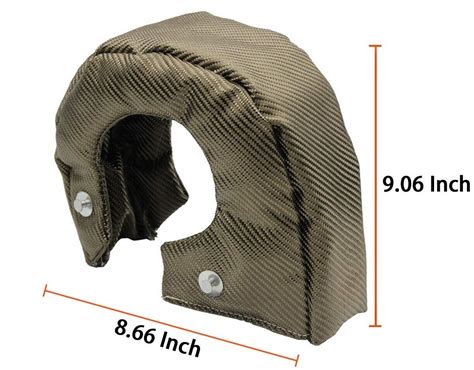 T Titanium Turbo Blanket Heat Shield Barrier Turbocharger Cover Wrap Fiber EBay Australia