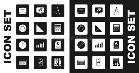 Set Drawing Compass Angle Bisector Of Triangle Triangle Math Geometric Figure Cylinder