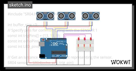 Multiple Sensors Wokwi Esp32 Stm32 Arduino Simulator