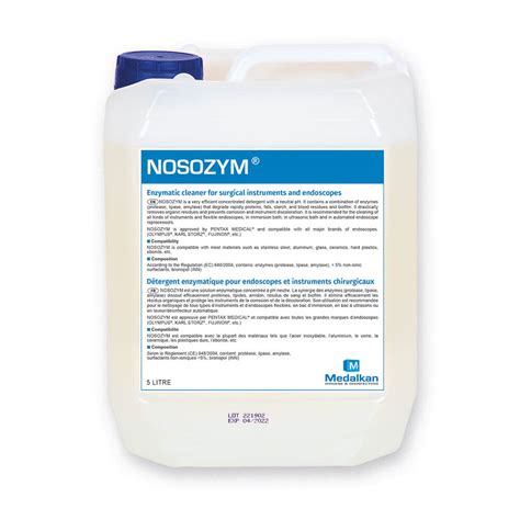 Enzymatic Cleaner For Endoscopes And Surgical Instruments Nosozym