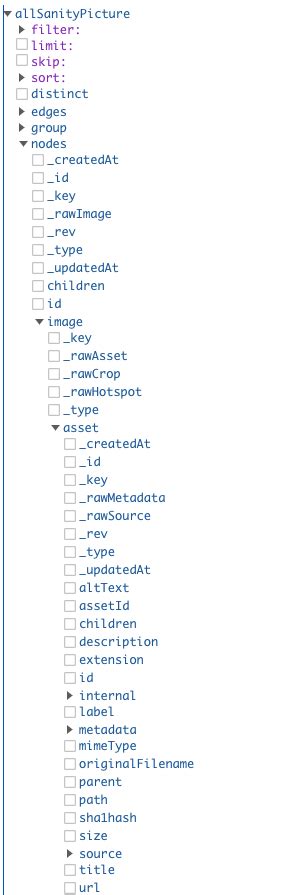 Graphql Missing Fixed And Fluid Fields On Image Asset With