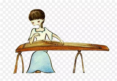 卡通古筝女生png图片素材下载 图片编号ynvrbrxy 免抠素材网