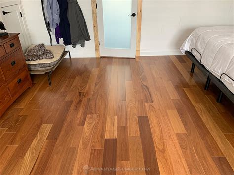 Cumaru Brazilian Teak Solid Flooring 325″ Prefinished Satin 614 Advantage Lumber