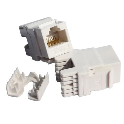 Network Cat6 Rj45 Keystone Jacks Copper Cat 6 Modular Jack