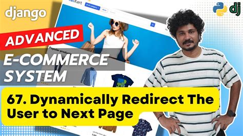 Django Ecommerce Advanced Project 67 Dynamically Redirect The User To The Next Page Youtube