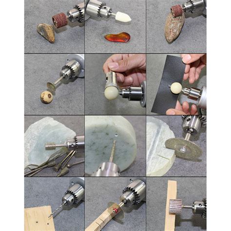 Mini Electric Grinding Set Regulating Speed Mini Hand Drill Grinder Tool For Milling Polishing