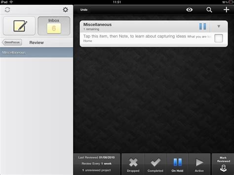 Omnifocus Para Ipad Ipodtotal